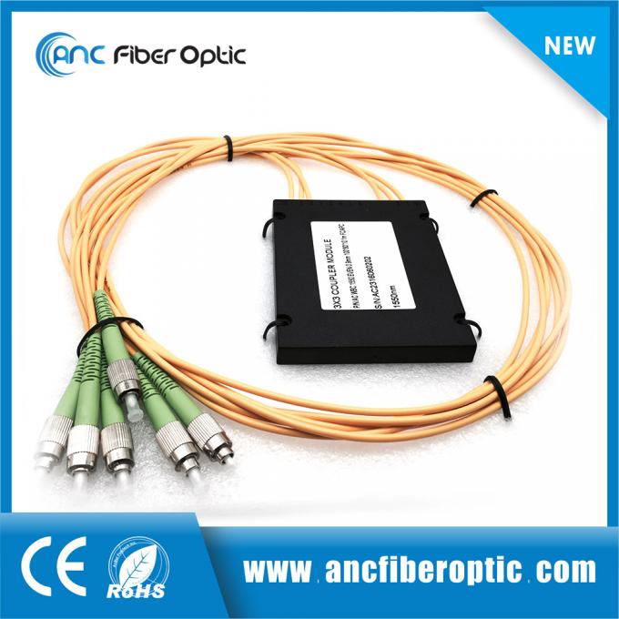 FC APC Monomode--Glasfaser-Koppler des Faser-Optikteiler-sogar ...